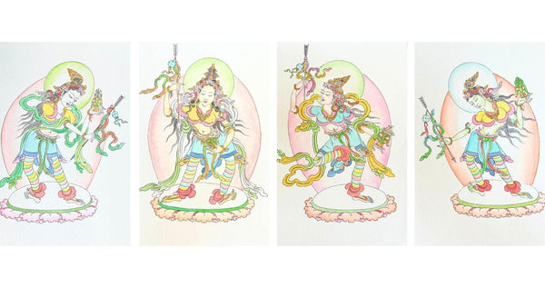 Elemental Goddess Painting by Lama Gyurme - High-quality, limited rele ...